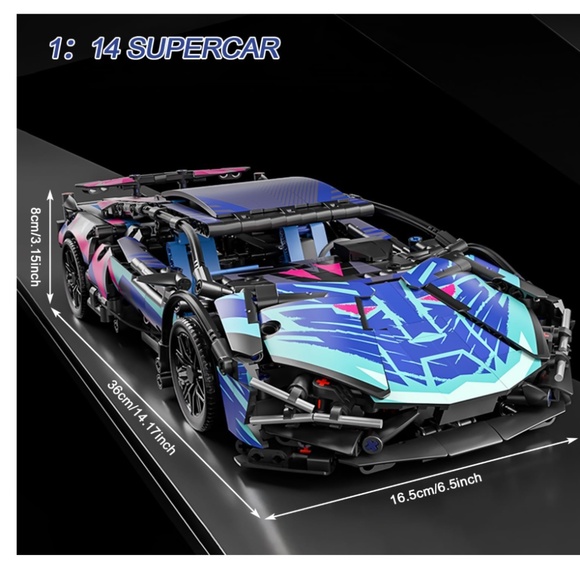 Other | B931 1314 Piece Ultimate Sport Race Car Building Block Sets ...